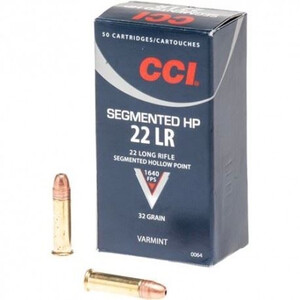 CCI .22LR Ammunition - 40gr - Subsonic Segmented HP | Allcocks