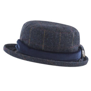 Jack Murphy Lexington Tweed Hat in Golden Navy Wonder