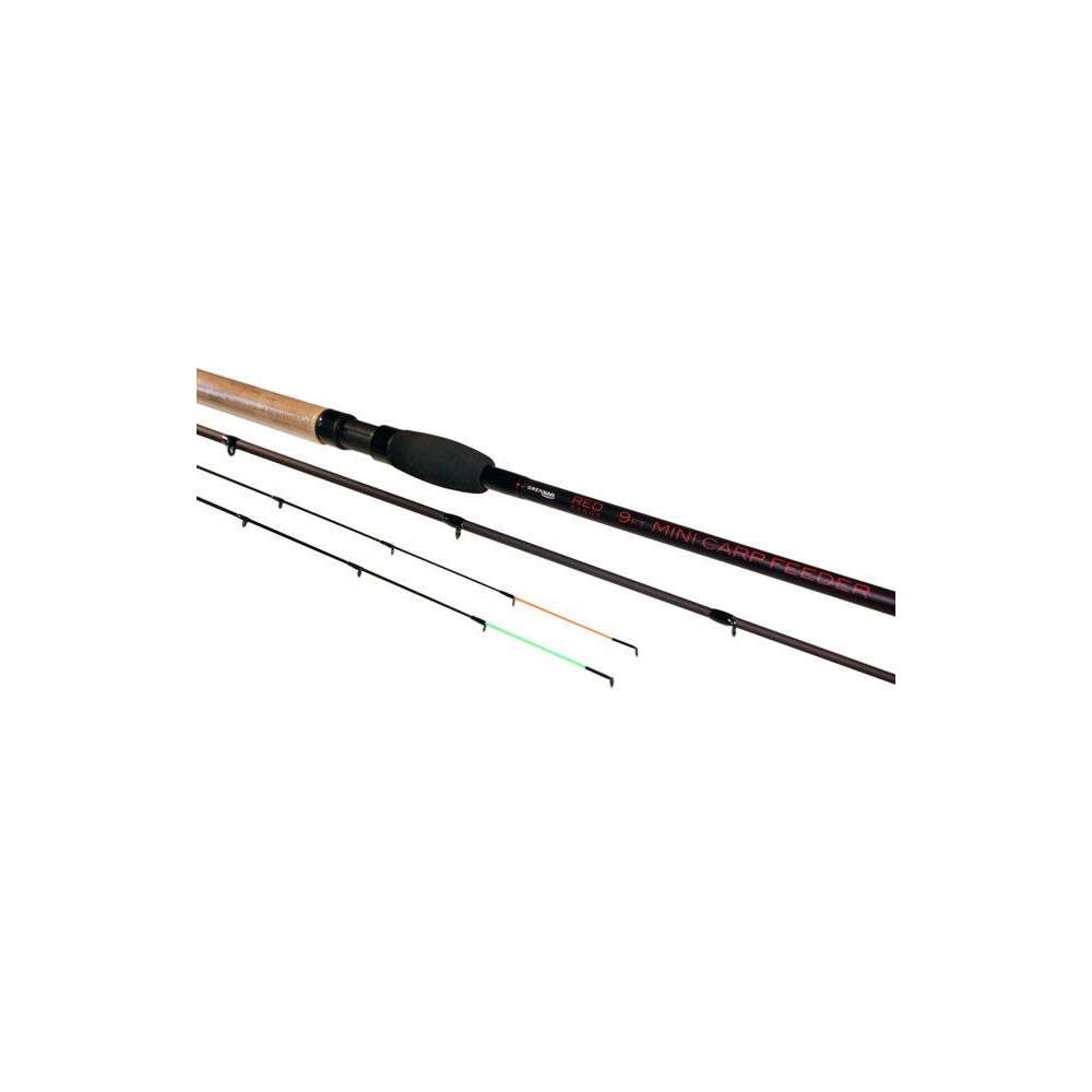 TD Drennan Red Range Mini Carp Feeder Rod - 9ft in Red