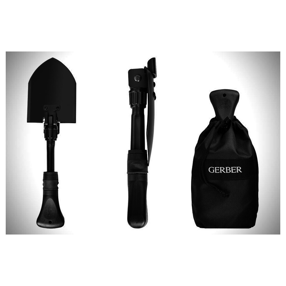 TD Gerber Gorge Folding Shovel in Black