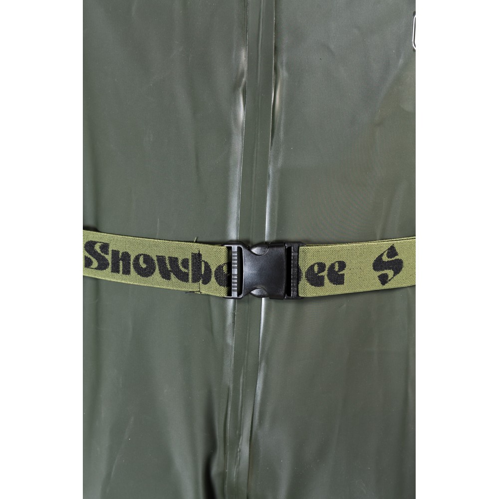 Snowbee Granite PVC Chest Waders in Green