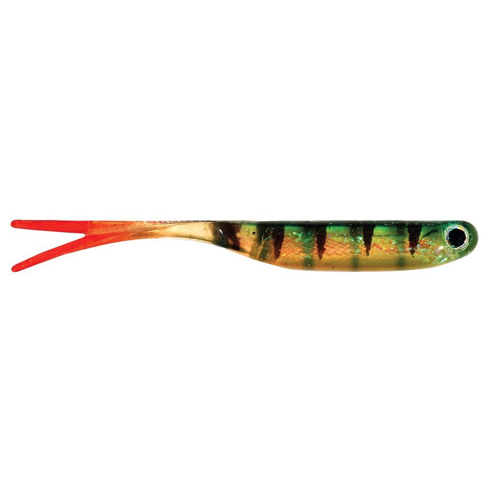 TD E-Sox Dropshot Lures MICRO FRY Split Tail in Green