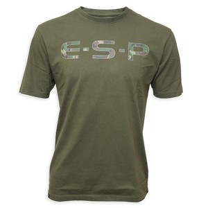 TD ESP Camo Logo T-Shirt in Olive Green