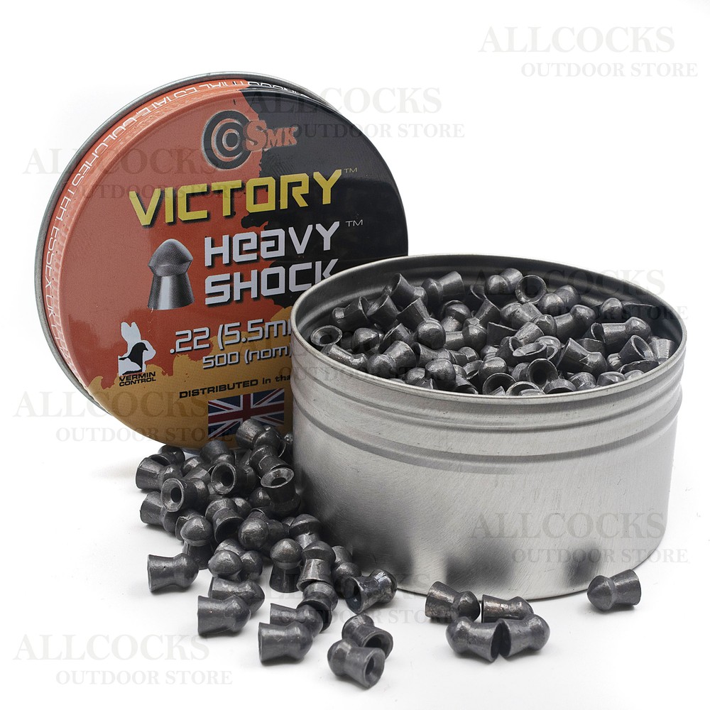 TD SMK Victory Shock Heavy Pellets in Assorted