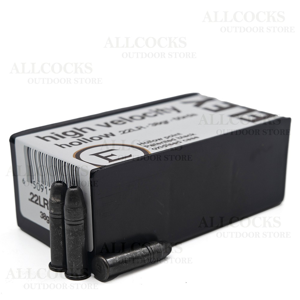 Eley .22LR Ammunition - 38gr - High Velocity Hollow | Allcocks