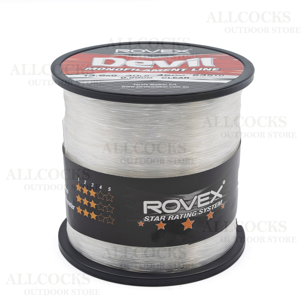 TD Rovex Devil Fishing Line - Clear - 30lb in Unknown