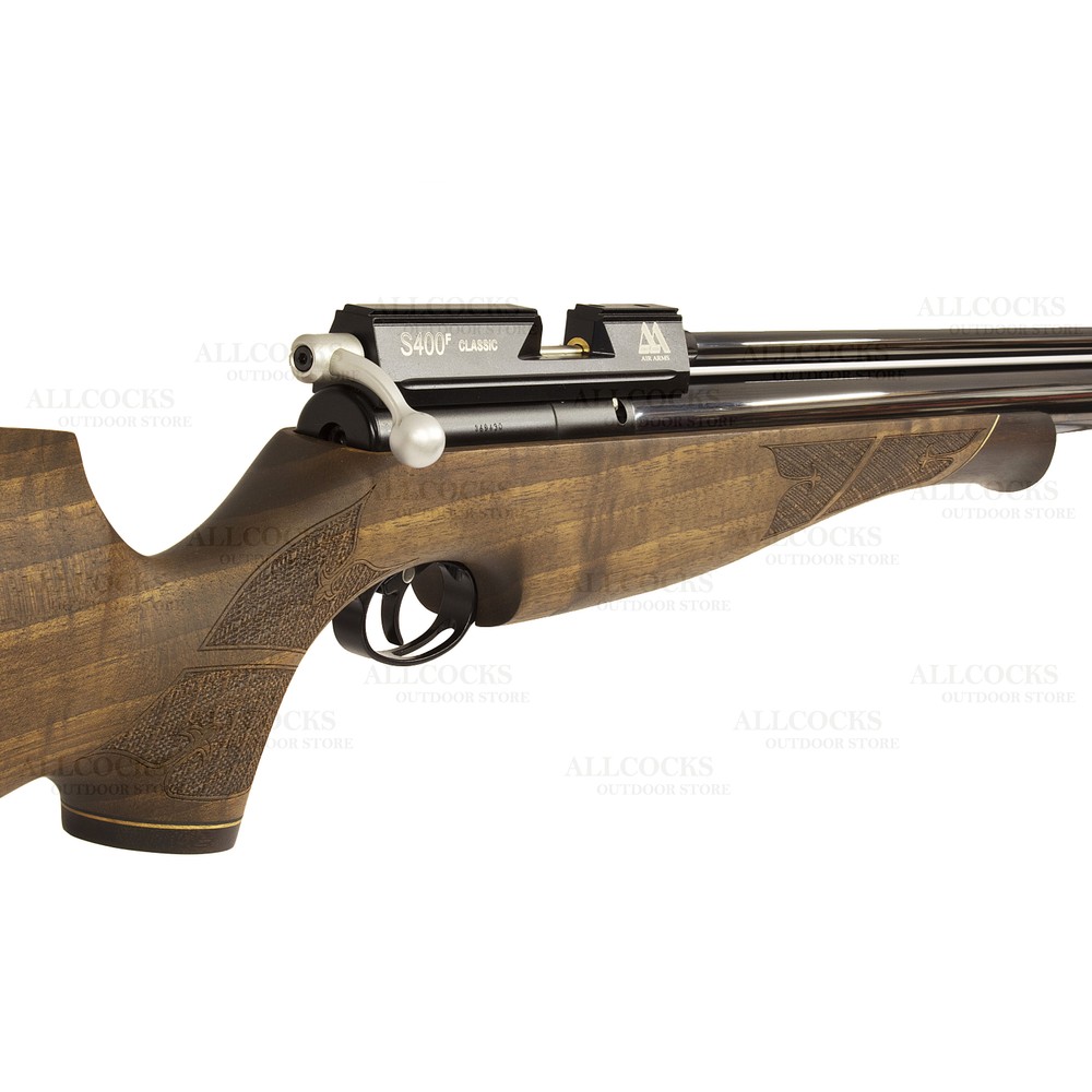 Pre-Owned Air Arms S400 Rifle Walnut Air Rifle - .177 | Allcocks