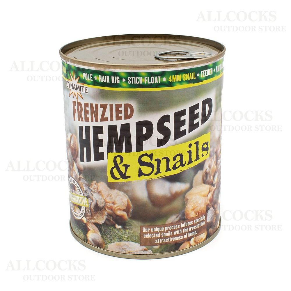 Dynamite Baits Frenzied Hempseed & Snails in Assorted
