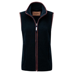 TD Schoffel Lyndon Fleece Gilet in Slate Blue
