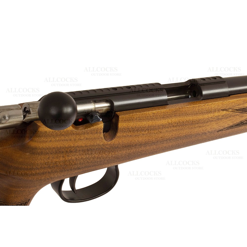 TD Anschutz 1416 HB Thumbhole Rifle in Walnut