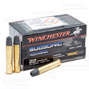 TD Winchester .22WMR Ammunition - 45gr - Subsonic Hollow Point