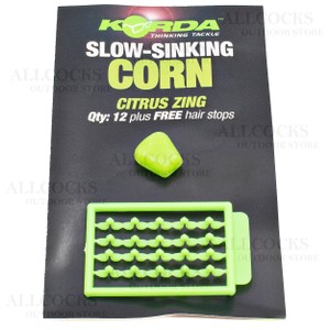 Korda Slow Sinking Corn in Citrus Zing
