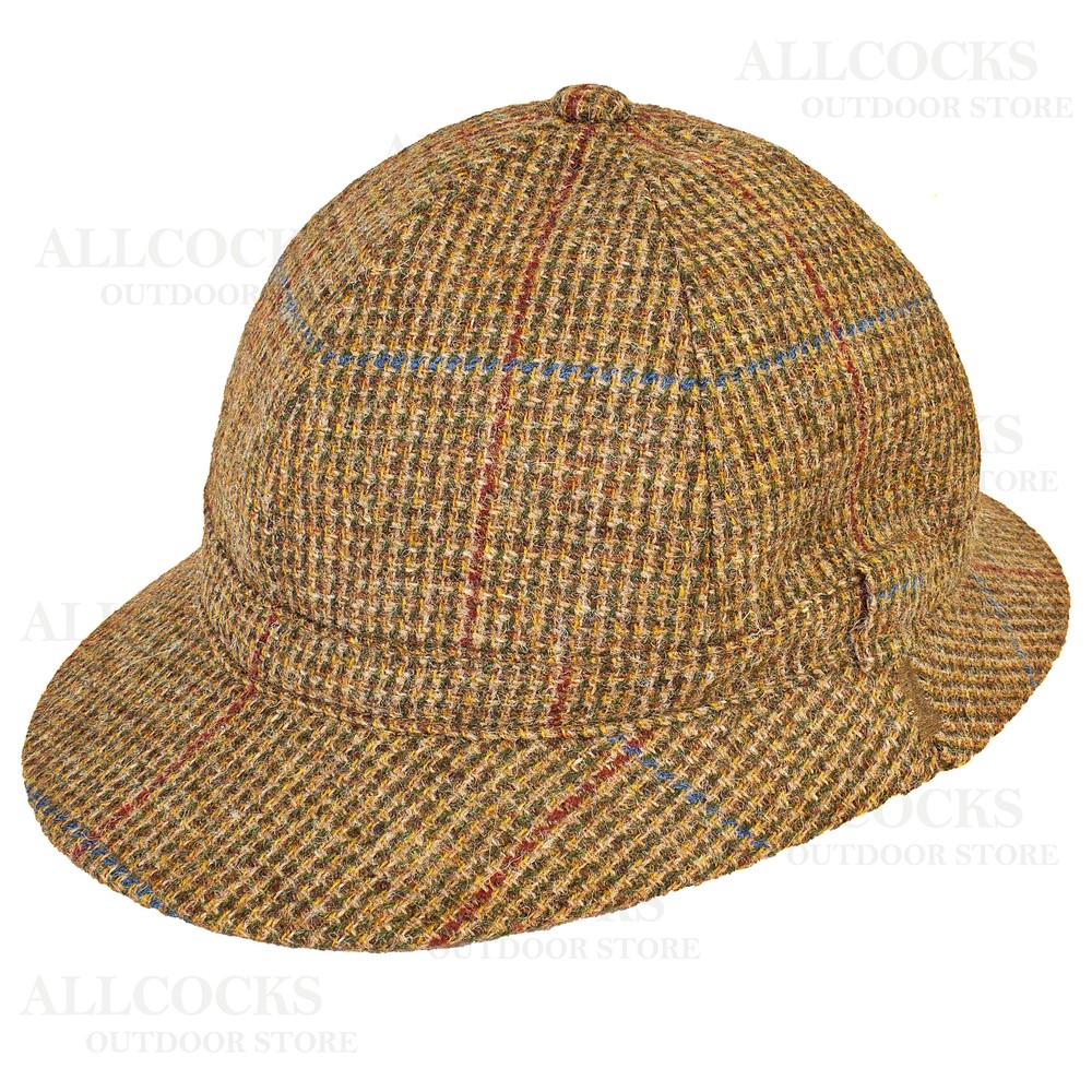 TD Olney Stalker Tweed Hat - 57cm in Brown