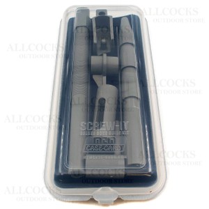 MTM Screw-It Deluxe Bore Guide Kit in Grey