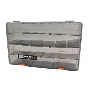 TD Savage Gear Tackle Box - 6B in Smoke