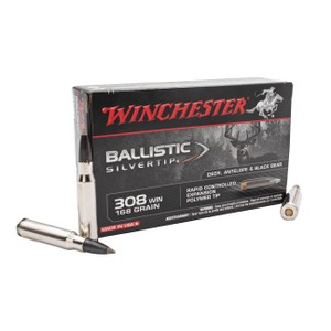 Winchester .308 Ammunition - 168gr - Ballistic Silvertip in Polymer