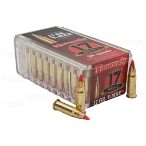 Hornady .17 Mach 2 Ammunition - 17gr - Varmint Express V-Max in Polymer
