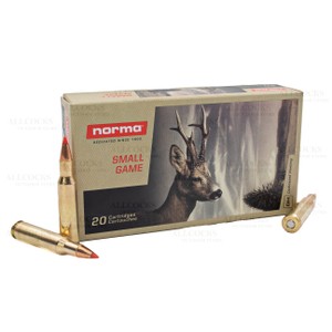 Norma .222 Ammunition - 40gr - V-Max in Polymer