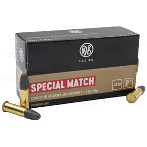 RWS .22LR Ammunition - 40gr - Special Match in Lead