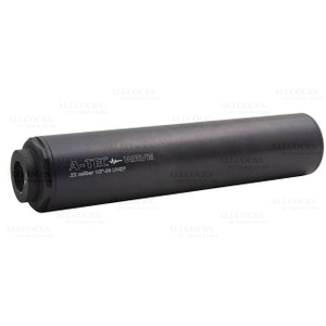 A-Tec Wave Rimfire & Airgun Sound Moderator - 1/2 Inch UNEF 28 TPI in Black