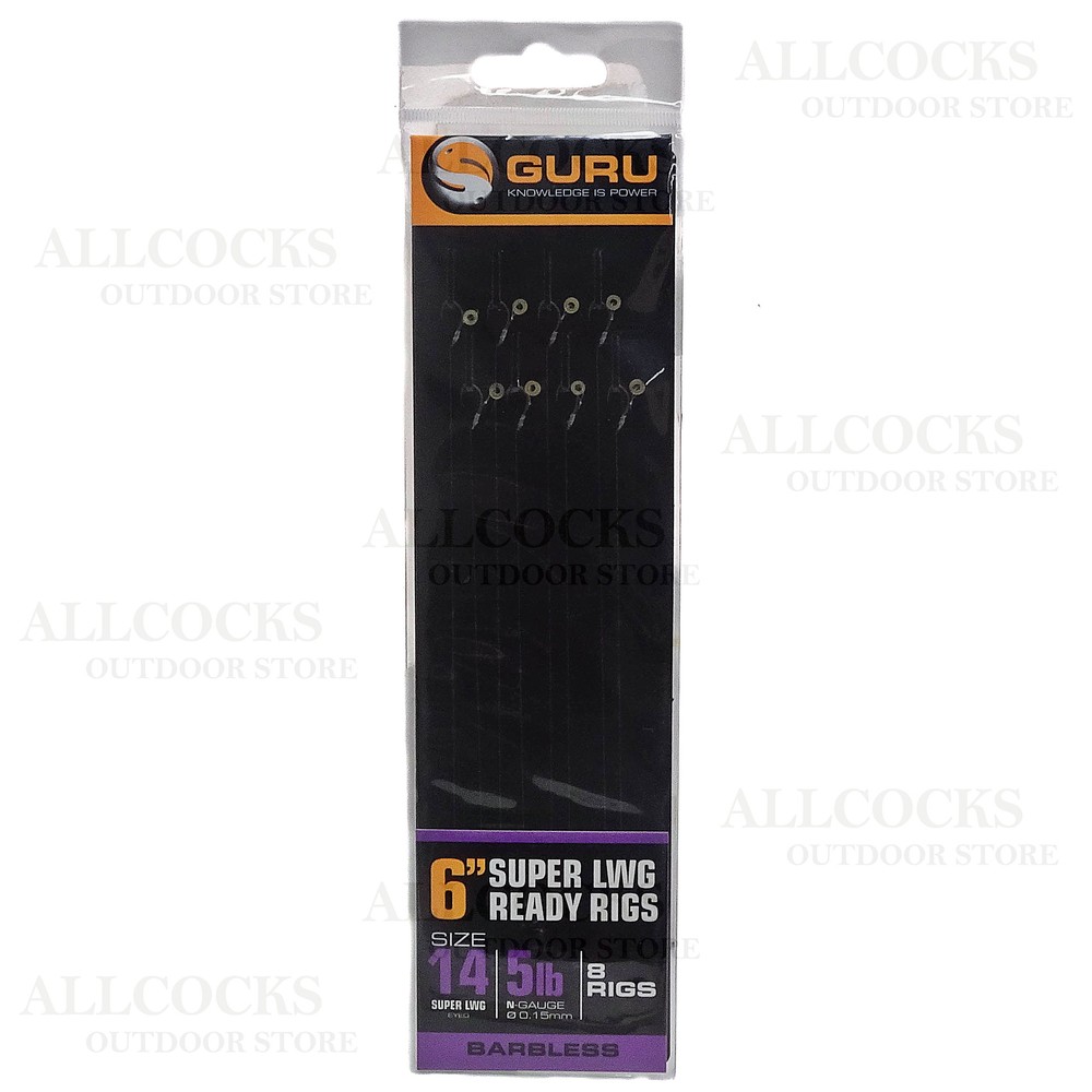 TD Guru Super LWG Banded Ready Rigs 6 Inch in Transparent