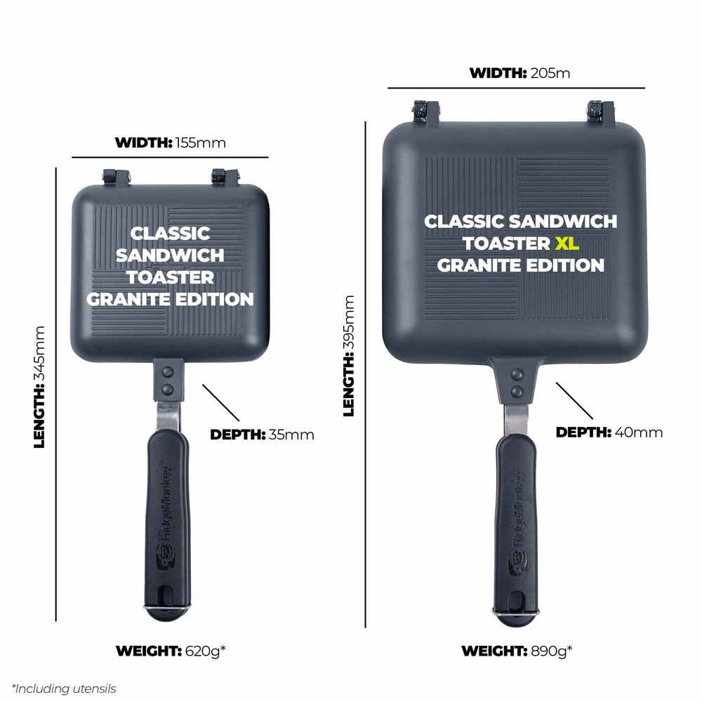 RidgeMonkey Classic Sandwich Toaster Granite Edition