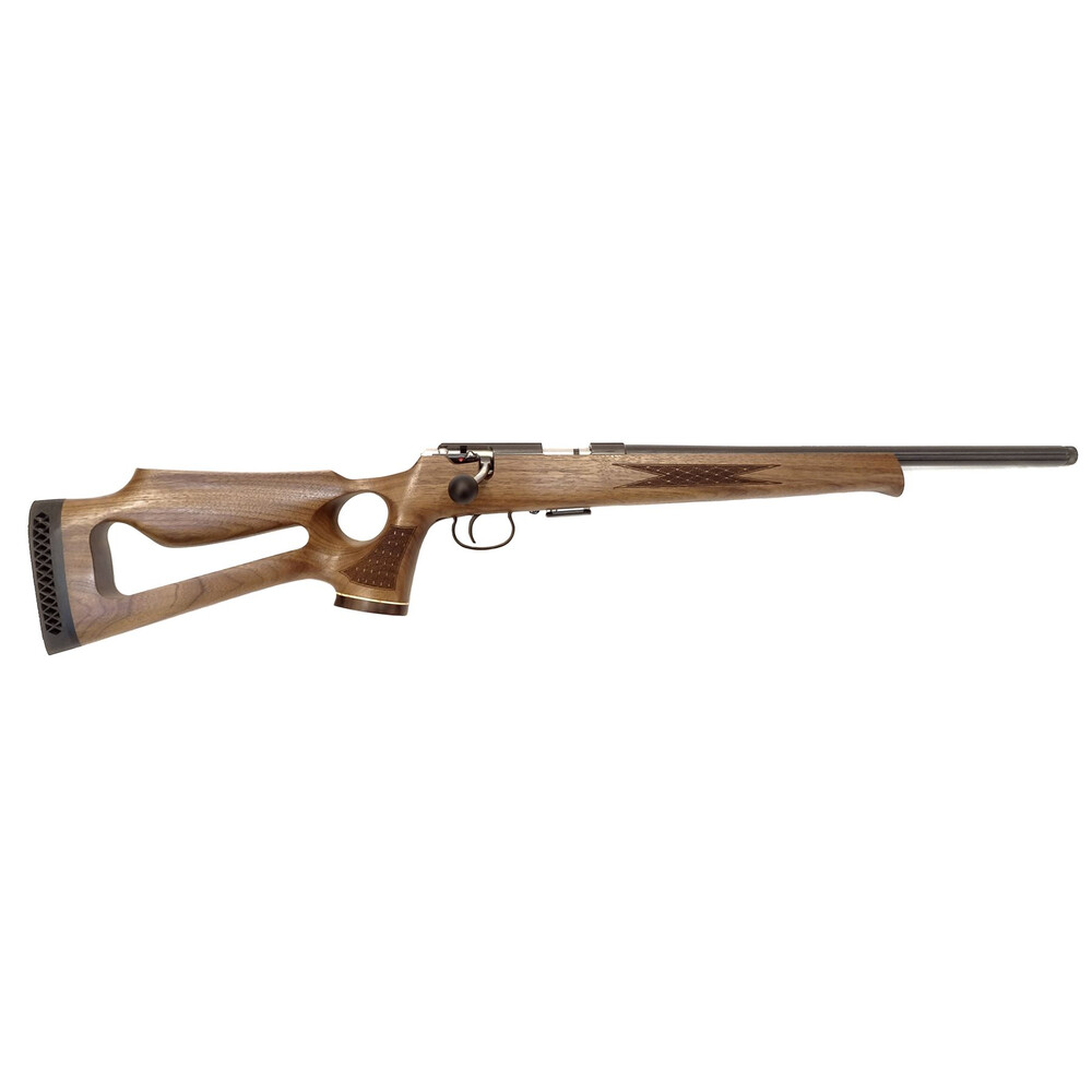 TD Anschutz 1517 HB G UK Deluxe Thumbhole Rifle in Walnut
