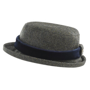 Jack Murphy Lexington Tweed Hat in Winter Rust Herringbone