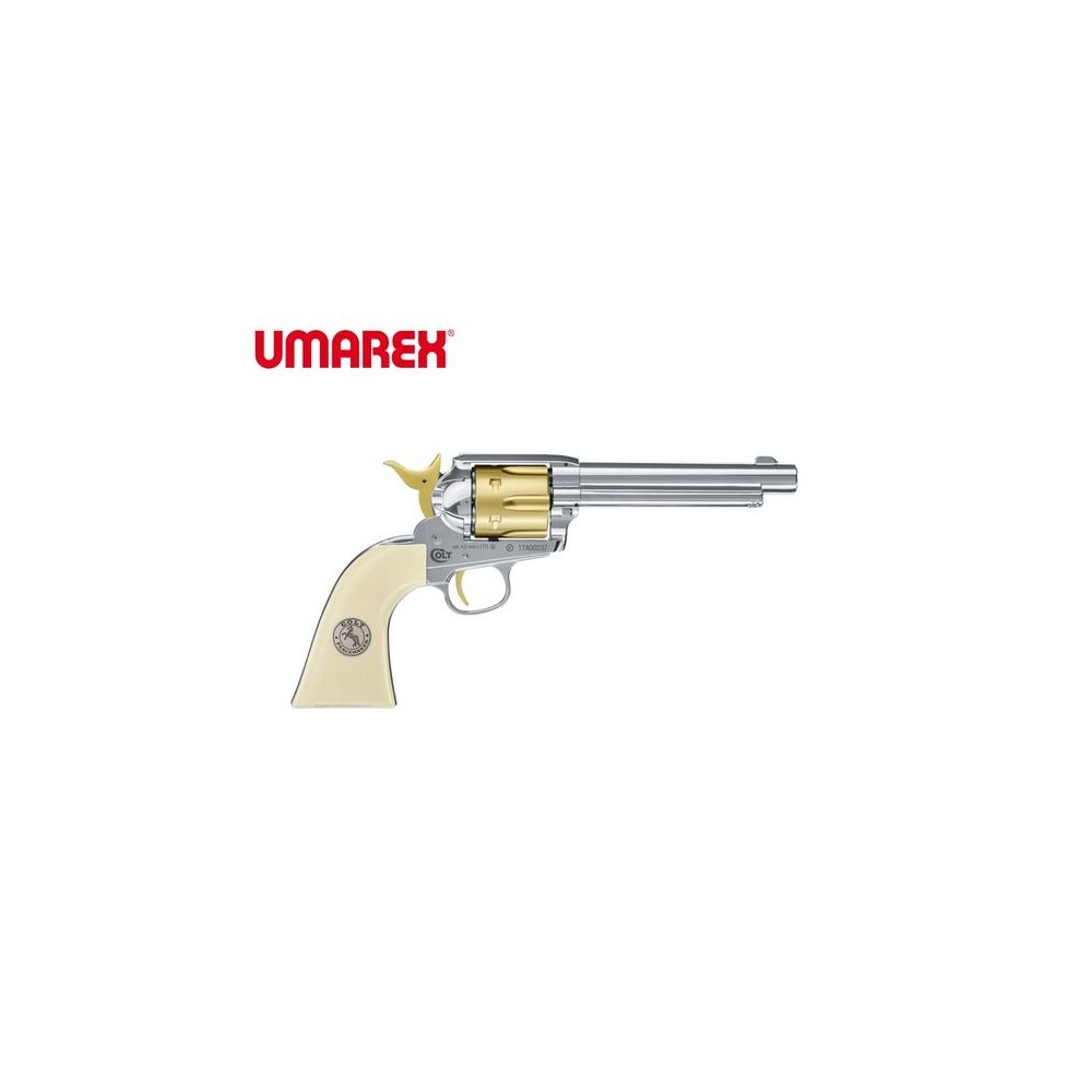 TD Umarex Colt Peacemaker SAA .45 CO2 Air Pistol in Gold/nickel